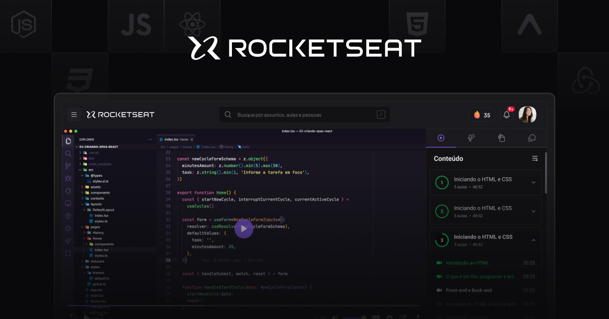 Junte-se à Rocketseat com Souza DEV